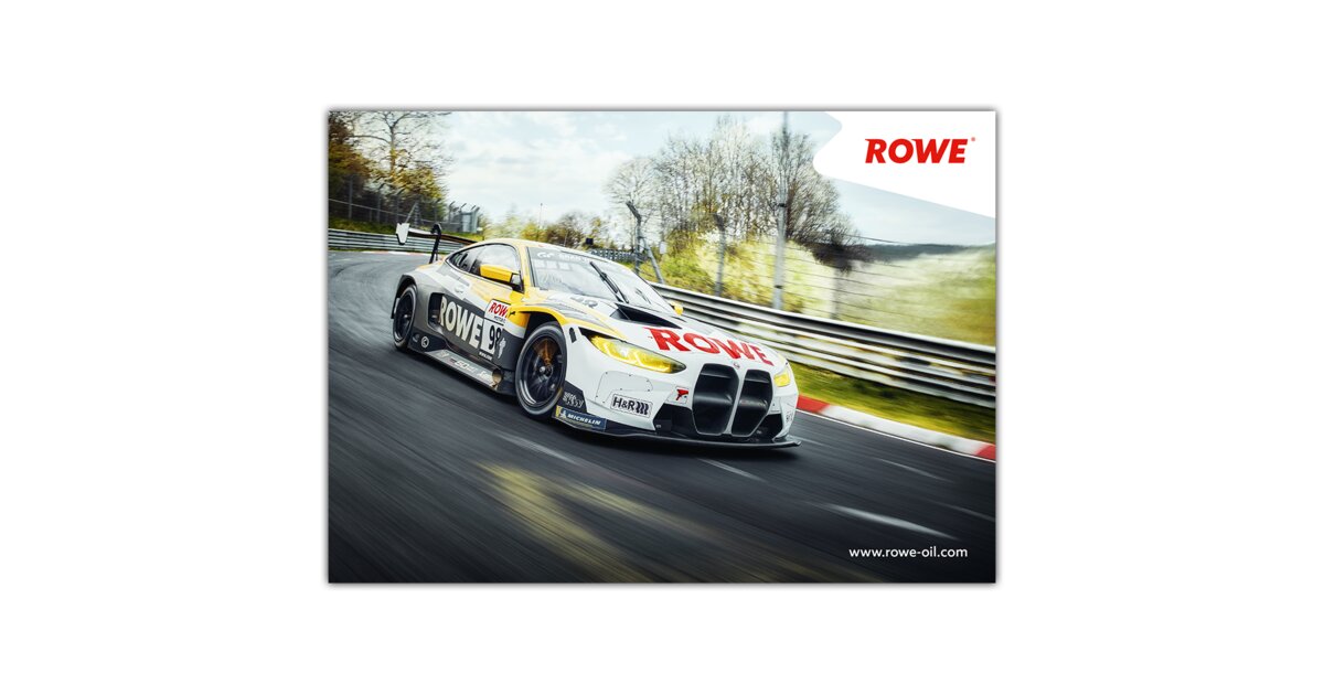 ROWE Poster – BMW M4 GT3 Sideview | ROWE
