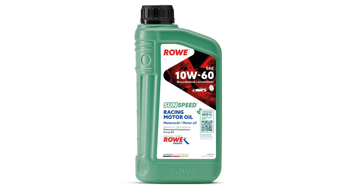 SUNSPEED RACING MOTOR OIL SAE 10W-60 | ROWE